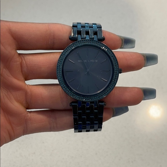 MICHAEL Michael Kors | Other | Michael Kors Blue Watch | Poshmark
